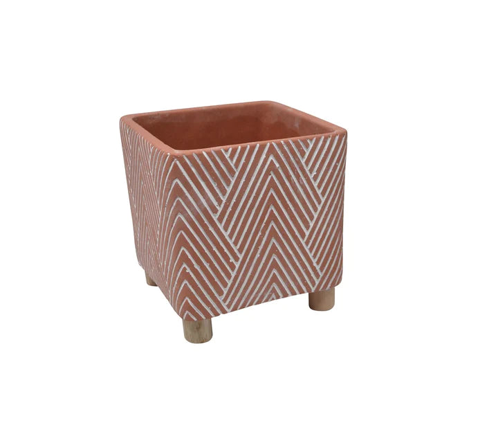 CHEVRON PLANT POT – HOHM AND CO.